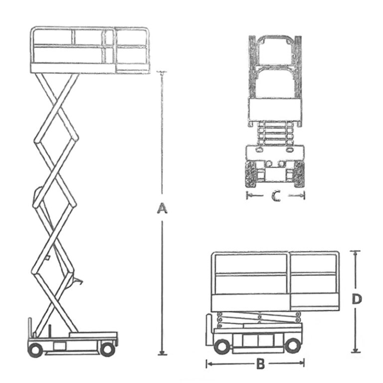 高所作業台車6M（電動式） | 町田機工株式会社